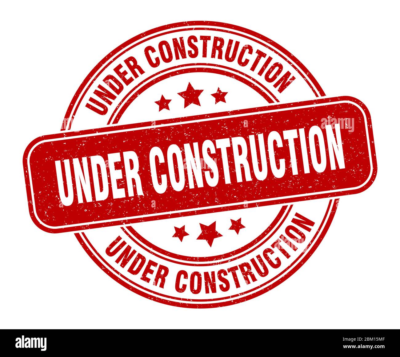 under construction stamp. under construction label. round grunge sign ...