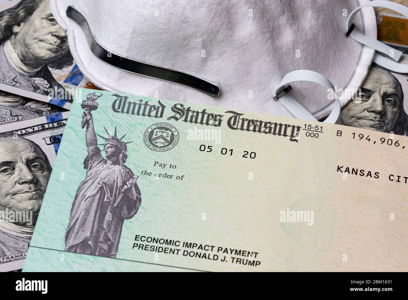 Treasury check hi-res stock photography and images - Alamy