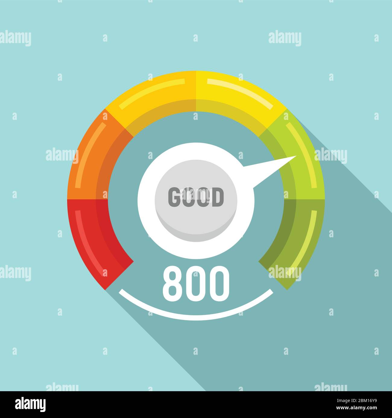 Good level scale icon. Flat illustration of good level scale vector ...