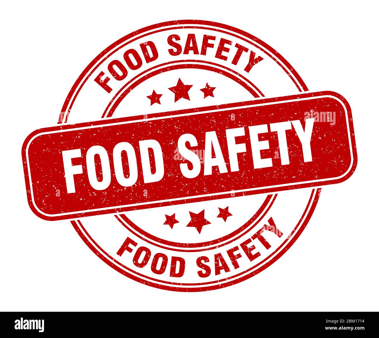 food safety stamp. food safety label. round grunge sign Stock Vector ...