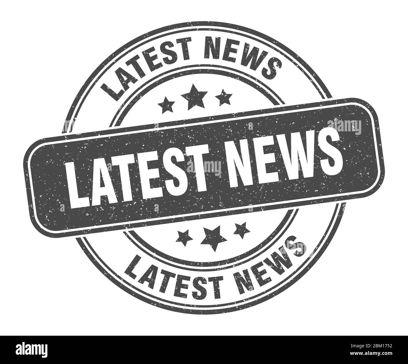 latest news stamp. latest news label. round grunge sign Stock Vector ...