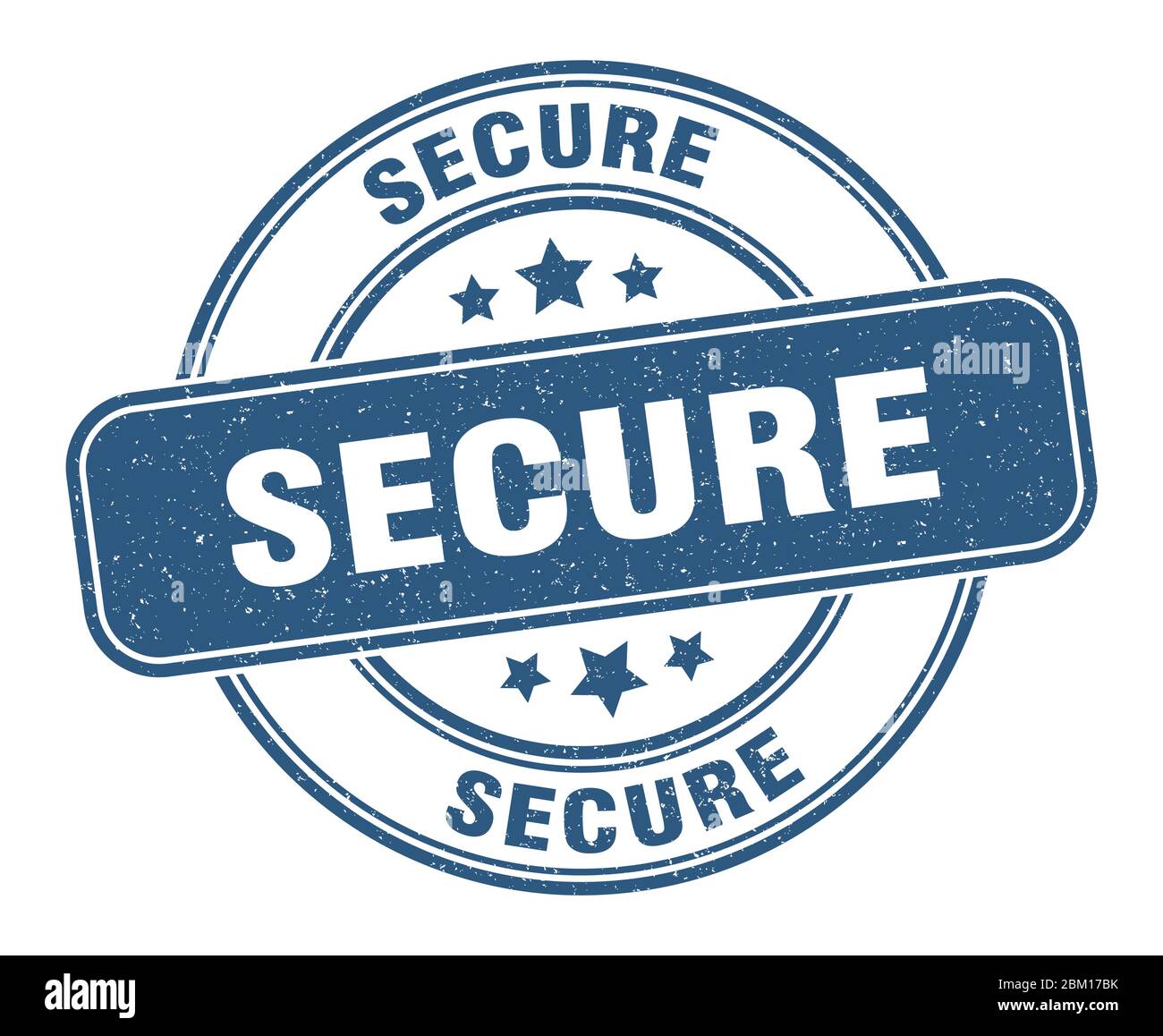 secure stamp. secure label. round grunge sign Stock Vector Image & Art ...