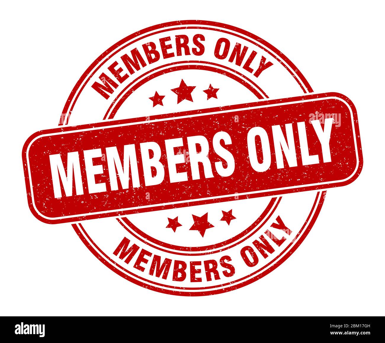 members only stamp. members only label. round grunge sign Stock Vector ...