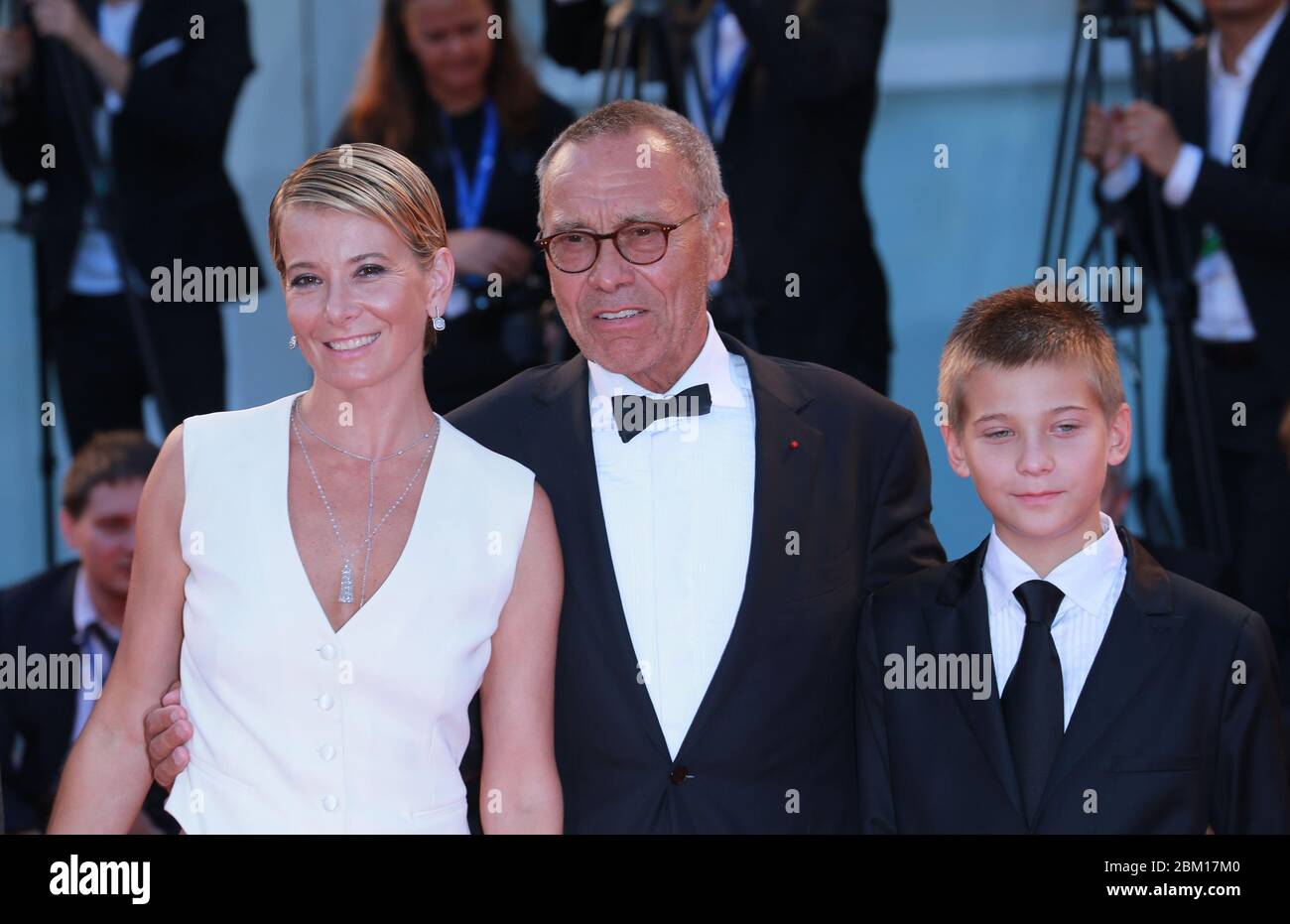 VENICE, ITALY - SEPTEMBER 10: Julia Vysotskaya, Andrei Konchalovsky and ...