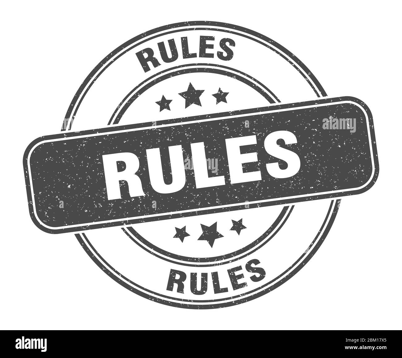rules stamp. rules label. round grunge sign Stock Vector Image & Art ...