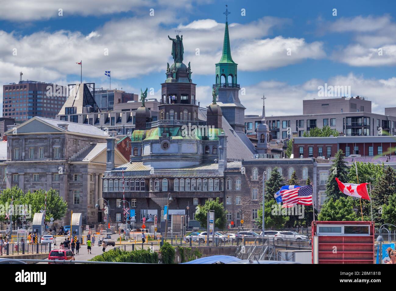 Notre-Dame-de-Bon-Secours church, Montreal, Quebec, Canada Stock Photo ...