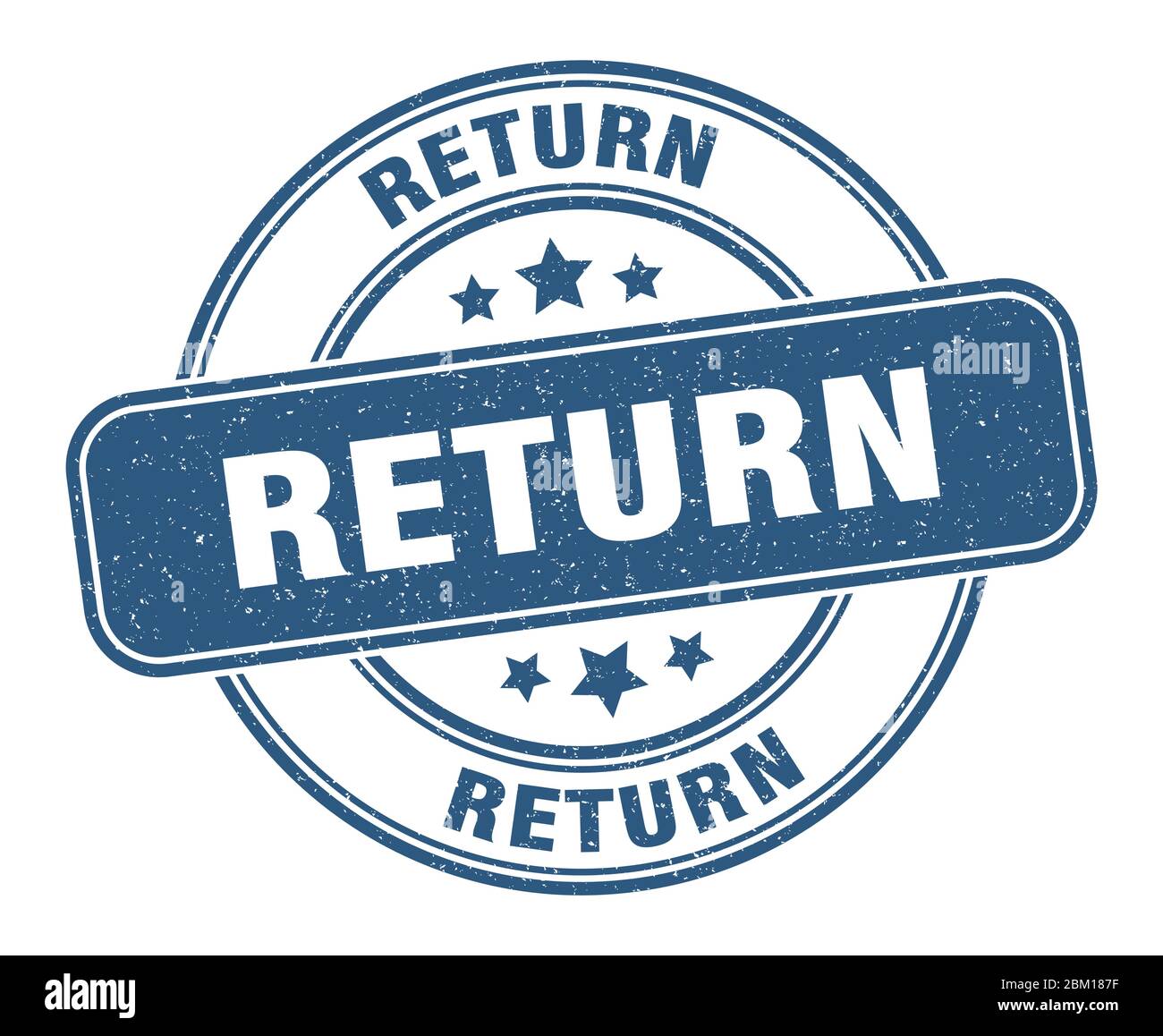return stamp. return label. round grunge sign Stock Vector Image & Art ...