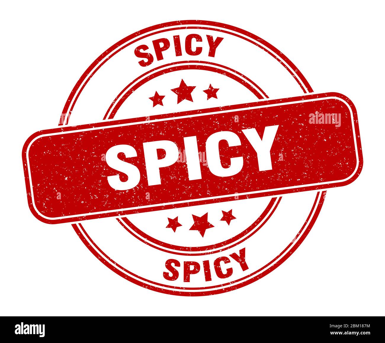 spicy stamp. spicy label. round grunge sign Stock Vector Image & Art ...