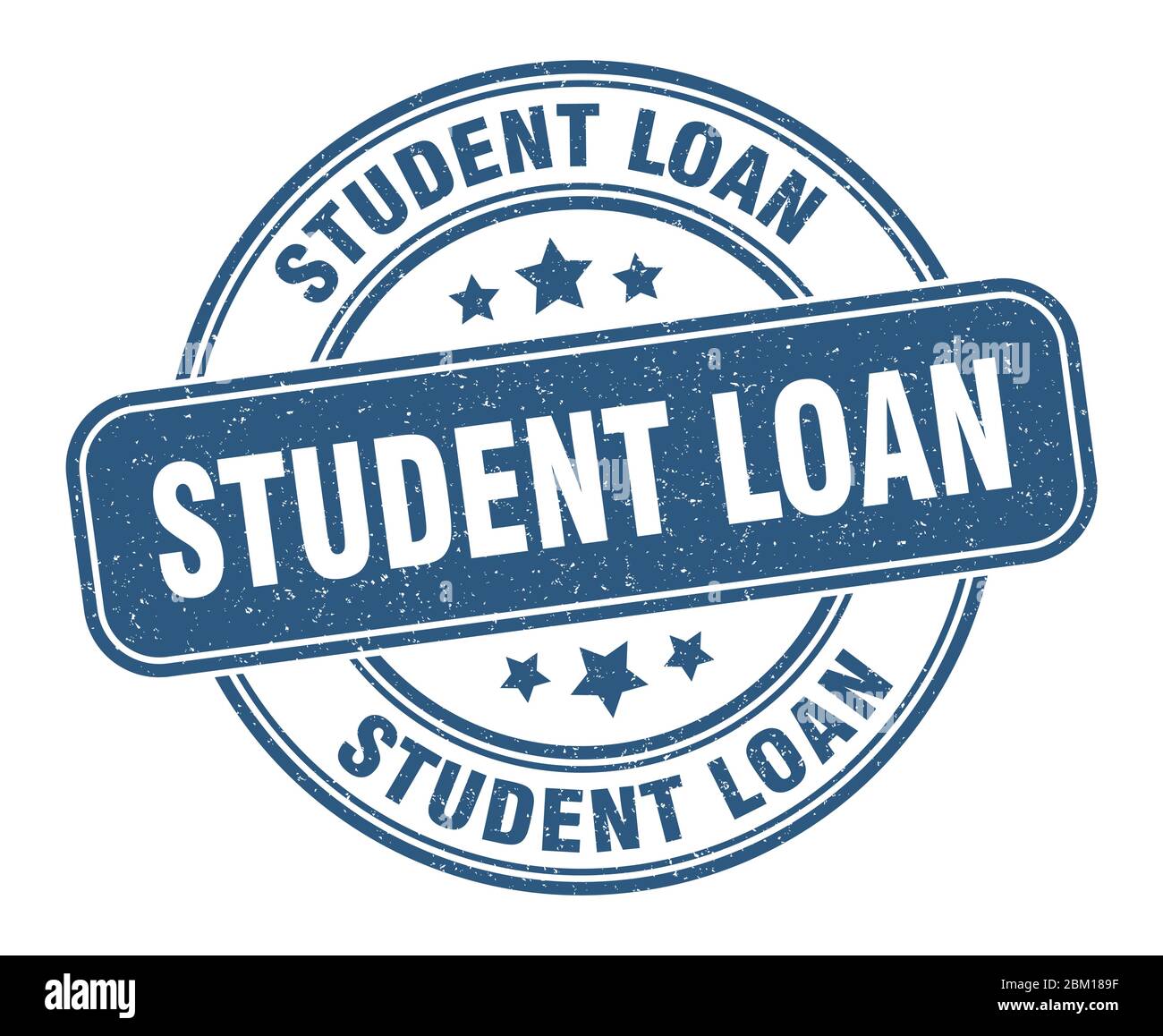 student loan stamp. student loan label. round grunge sign Stock Vector ...