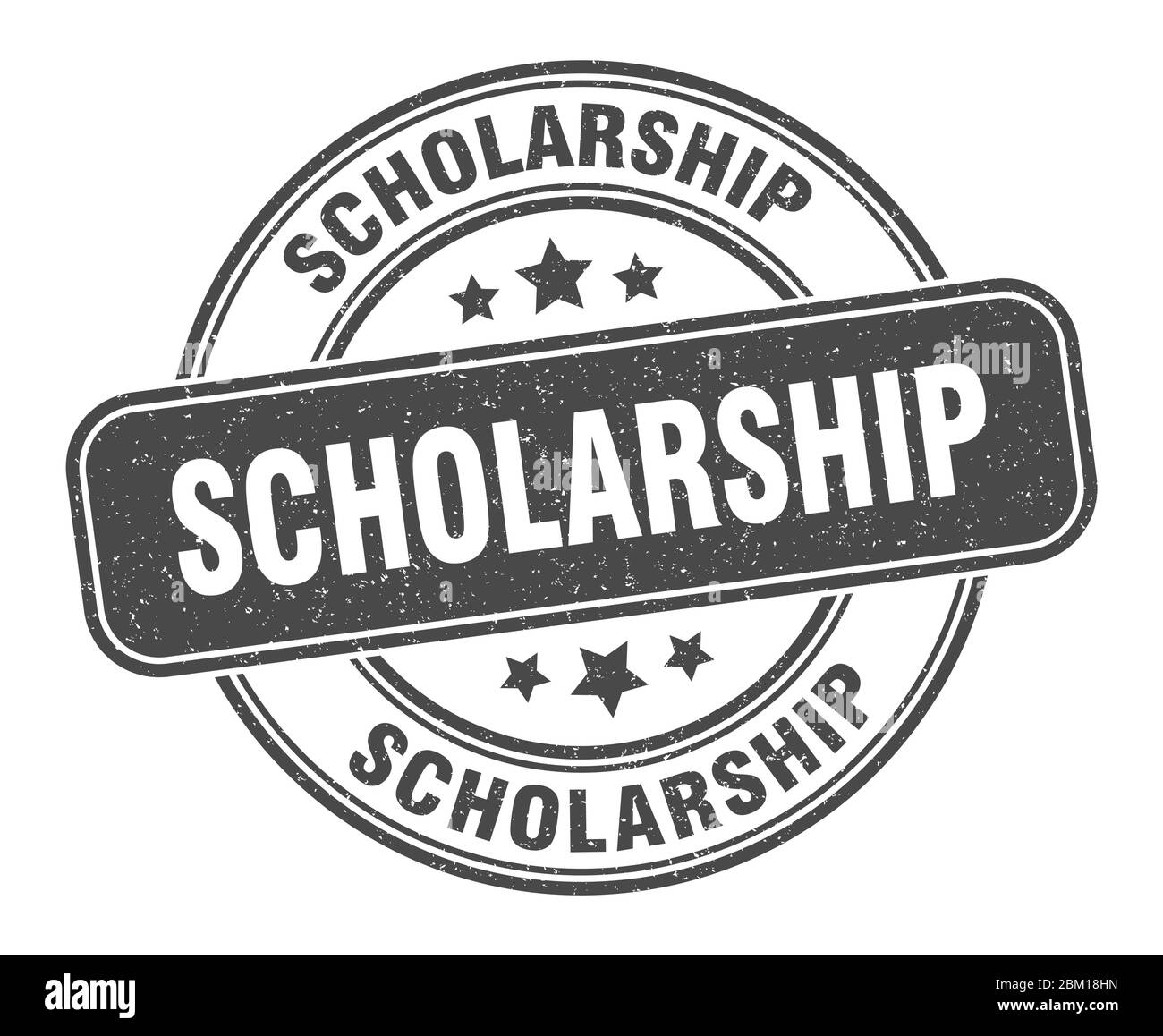 scholarship stamp. scholarship label. round grunge sign Stock Vector ...