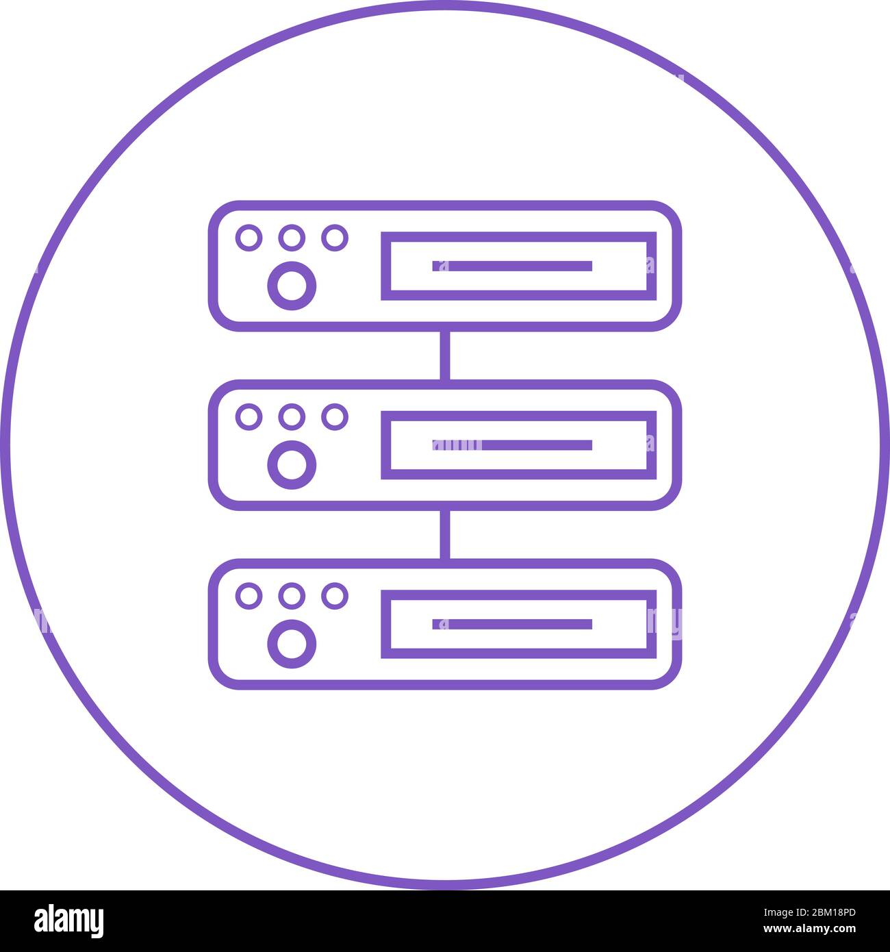 Beautiful Database vector line icon Stock Vector Image & Art - Alamy