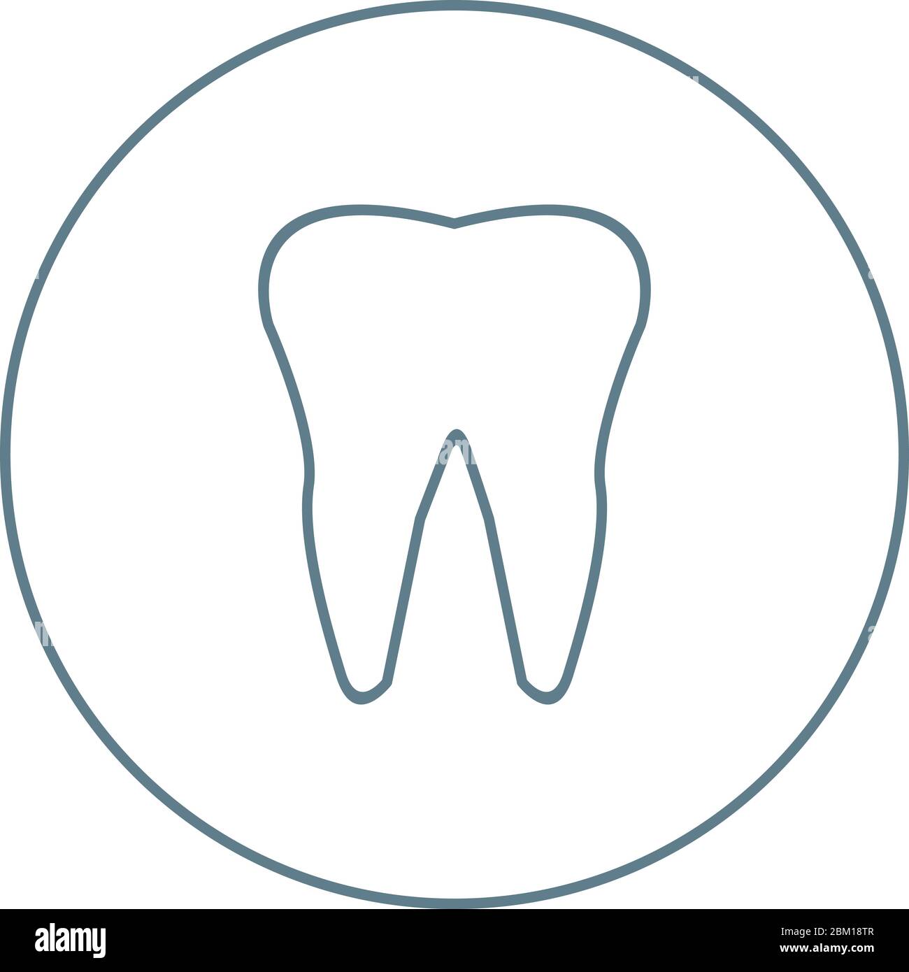 Beautiful teeth vector line icon hi-res stock photography and images ...
