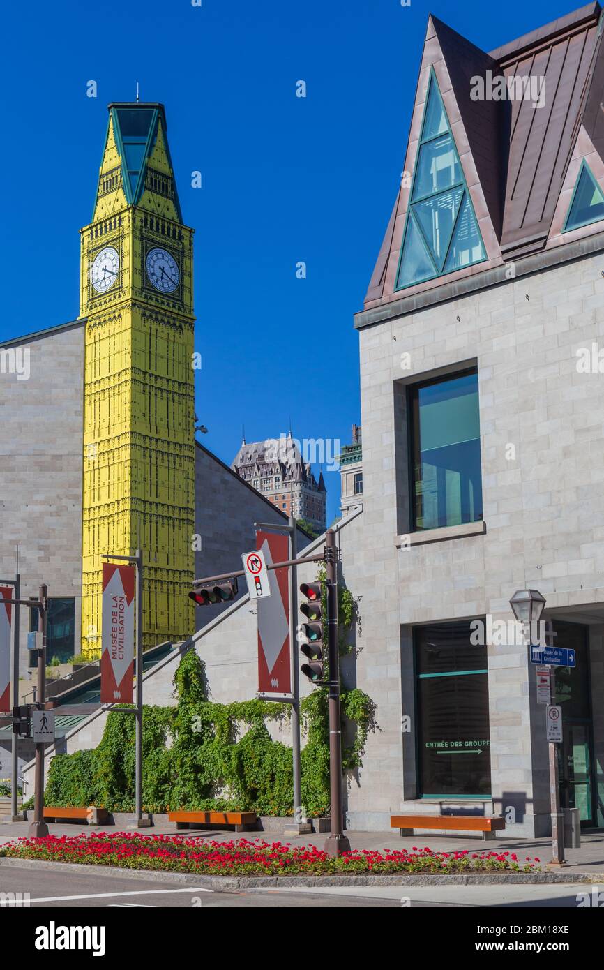 Musee civilization, 1988, Quebec City, Quebec, Canada Stock Photo - Alamy