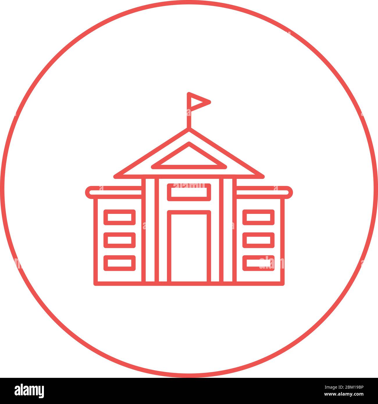 Beautiful college vector line icon Stock Vector Image & Art - Alamy