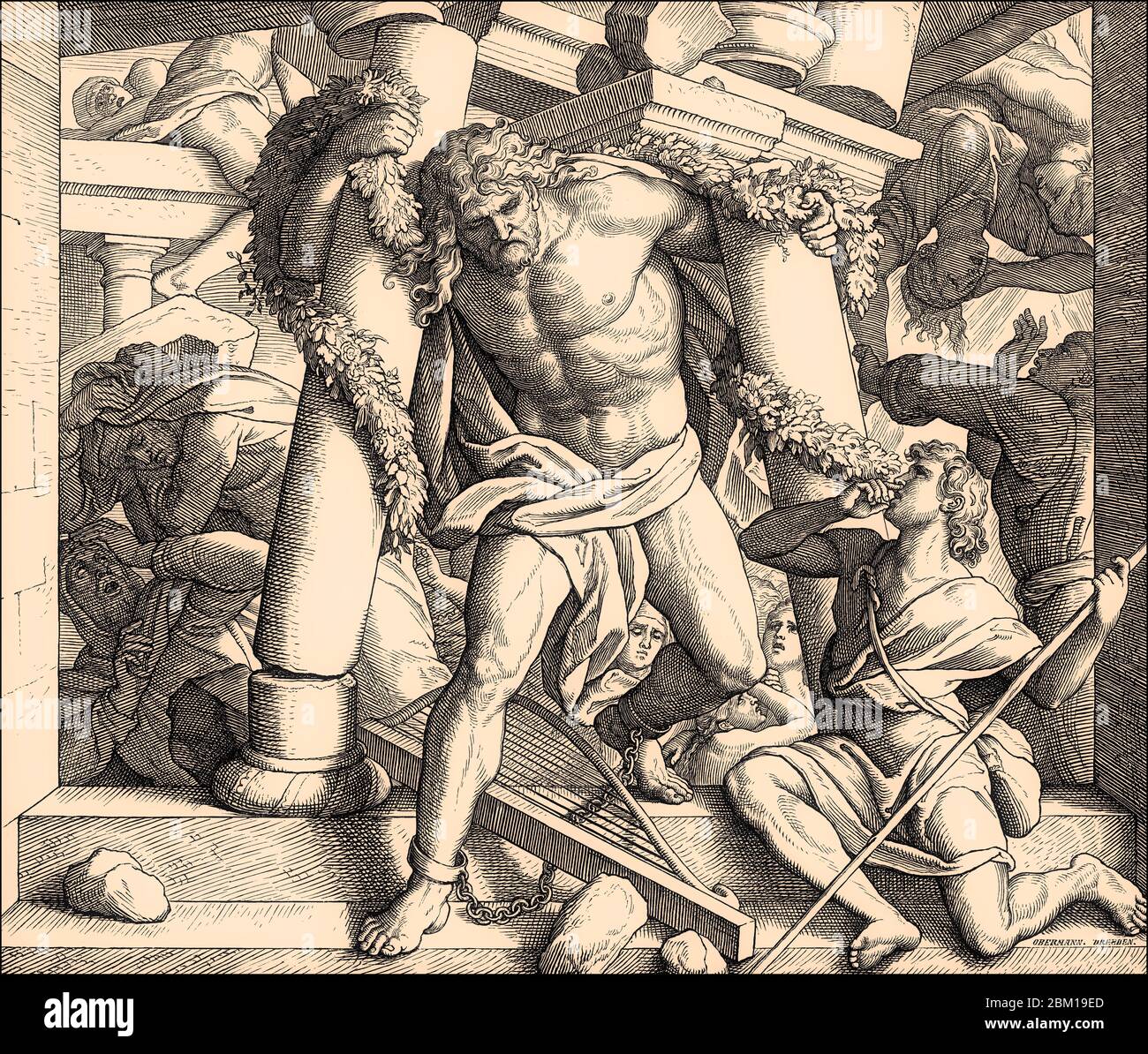 Samson temple hi-res stock photography and images - Alamy