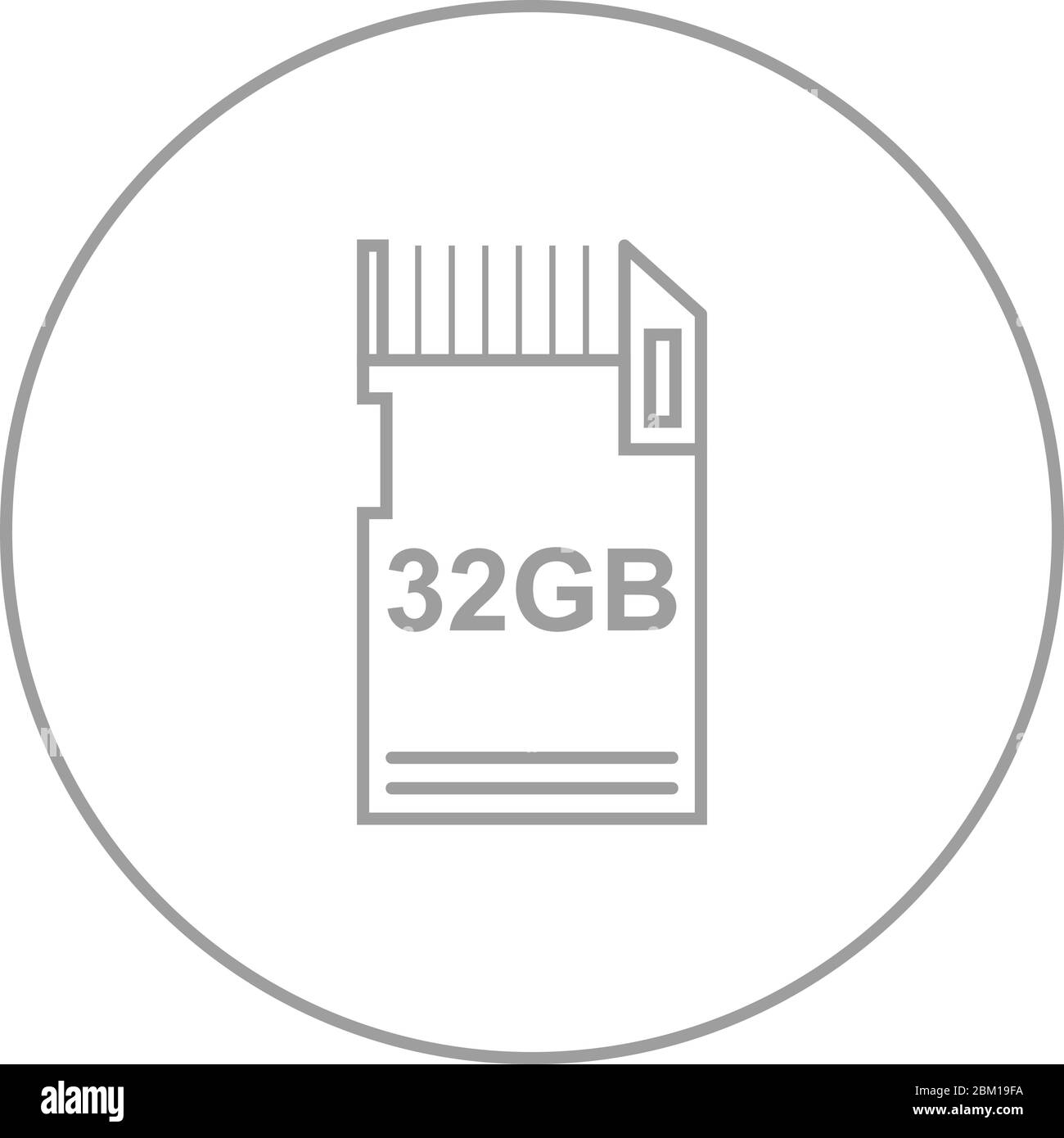 Beautiful Sd card vector line icon Stock Vector Image & Art - Alamy