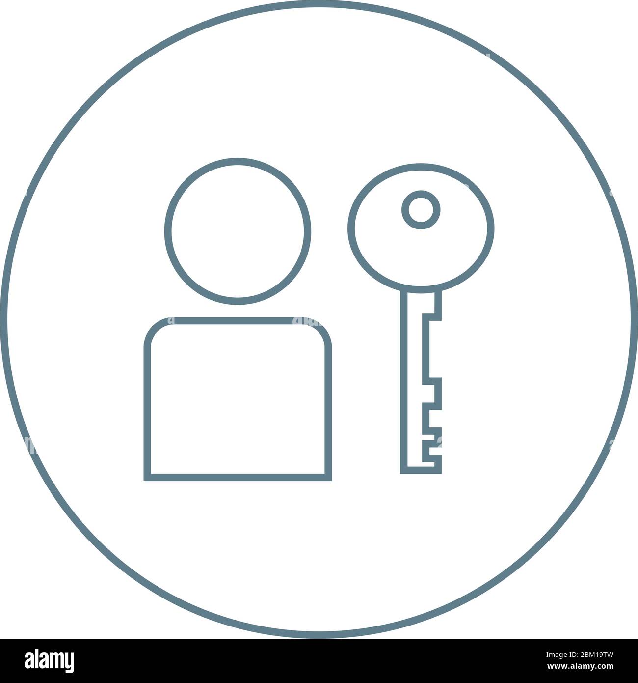 Beautiful Authentication vector line icon Stock Vector Image & Art - Alamy