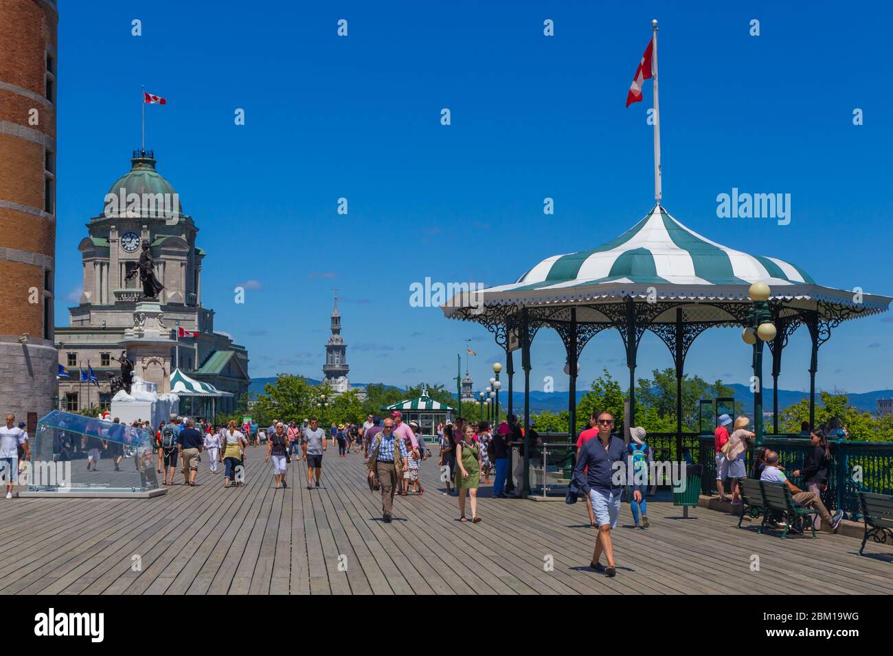 Dufferin Terrace, Quebec City, Quebec, Canada Stock Photo - Alamy
