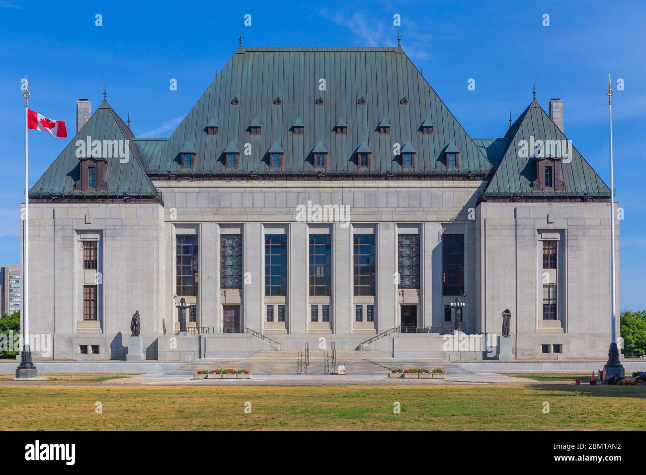 Supreme Court of Canada Building, 1941, Ottawa, Ontario, Canada Stock ...