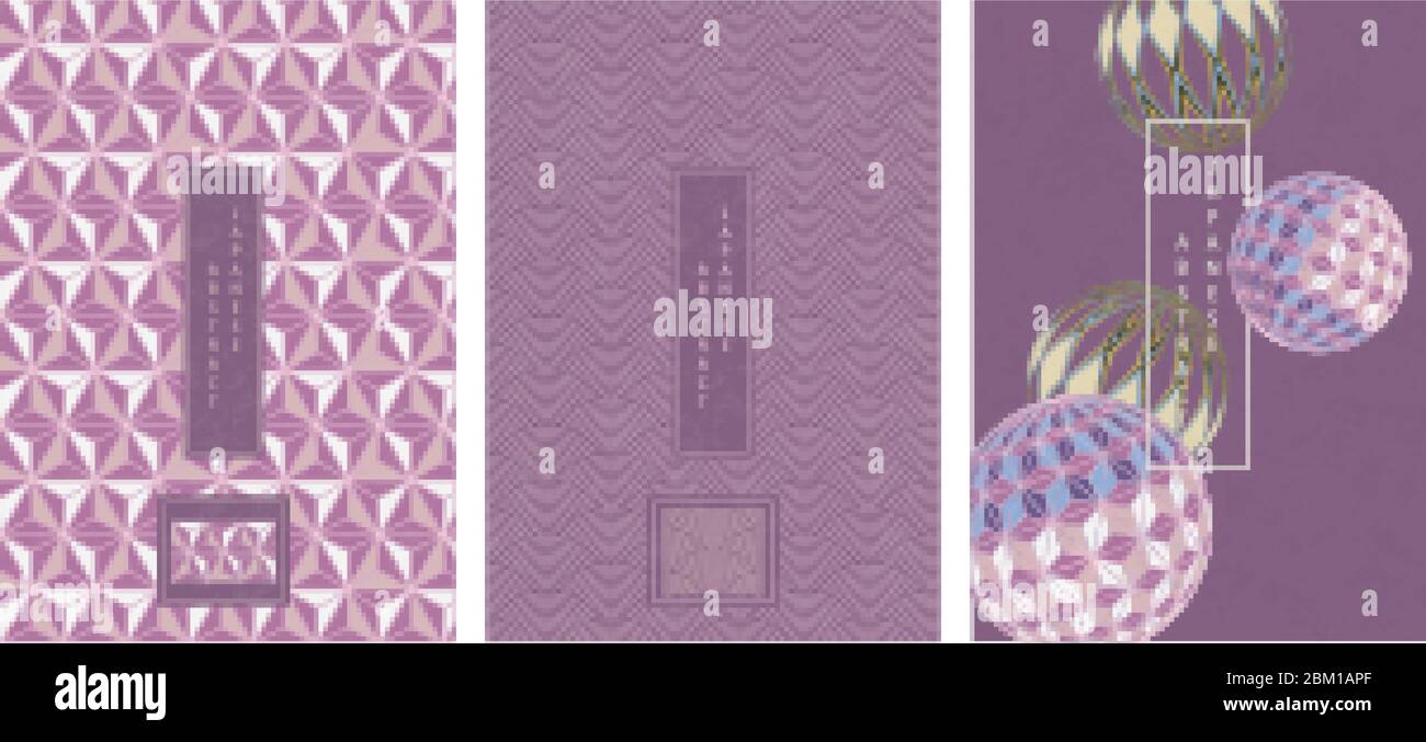 Oriental Japanese style abstract pattern background design geometry ...