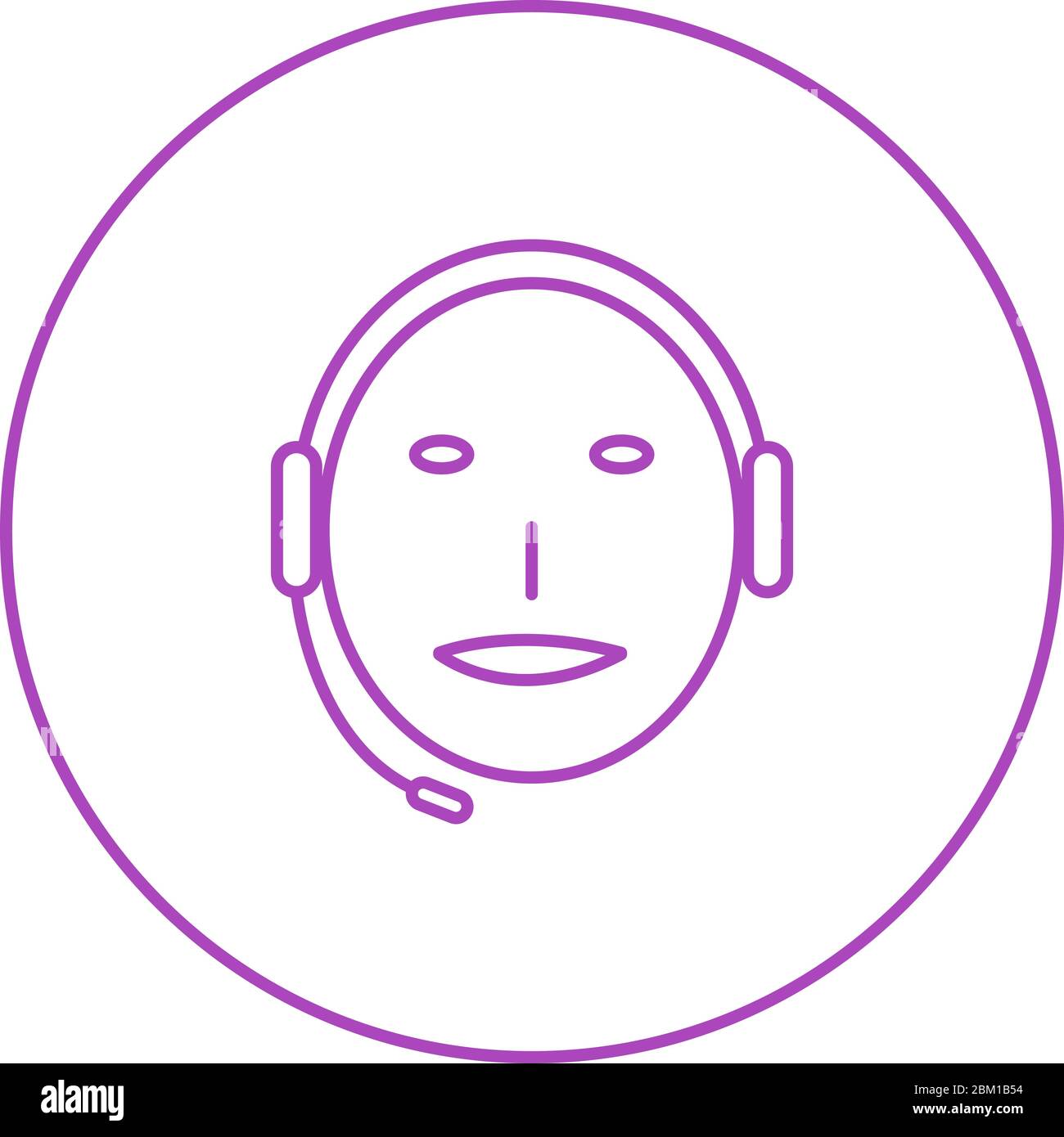 Beautiful Support service vector line icon Stock Vector Image & Art - Alamy