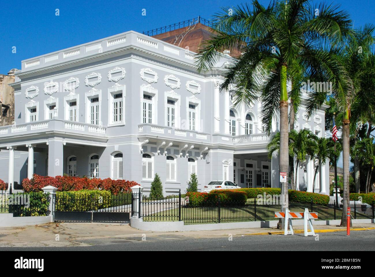 The old casino building, a colonial building in Old San Juan, Puerto ...