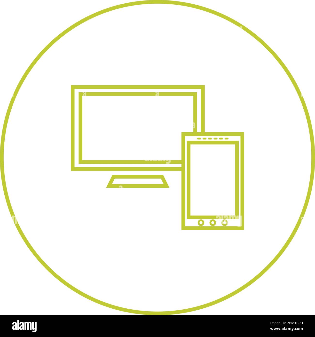 Beautiful Screens vector line icon Stock Vector Image & Art - Alamy