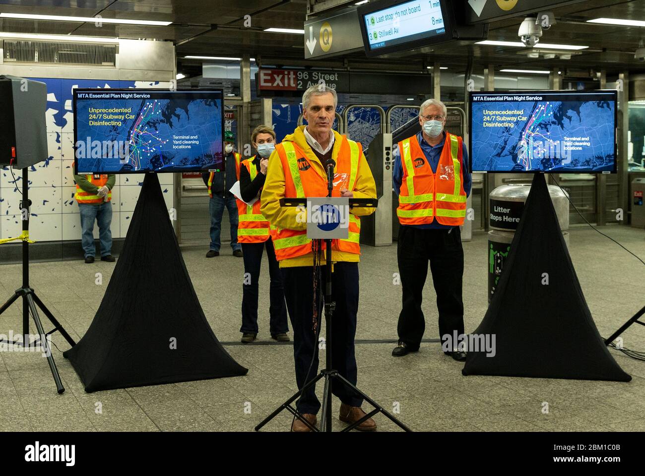 New York, United States. 05th May, 2020. Patrick Warren, MTA Chief ...