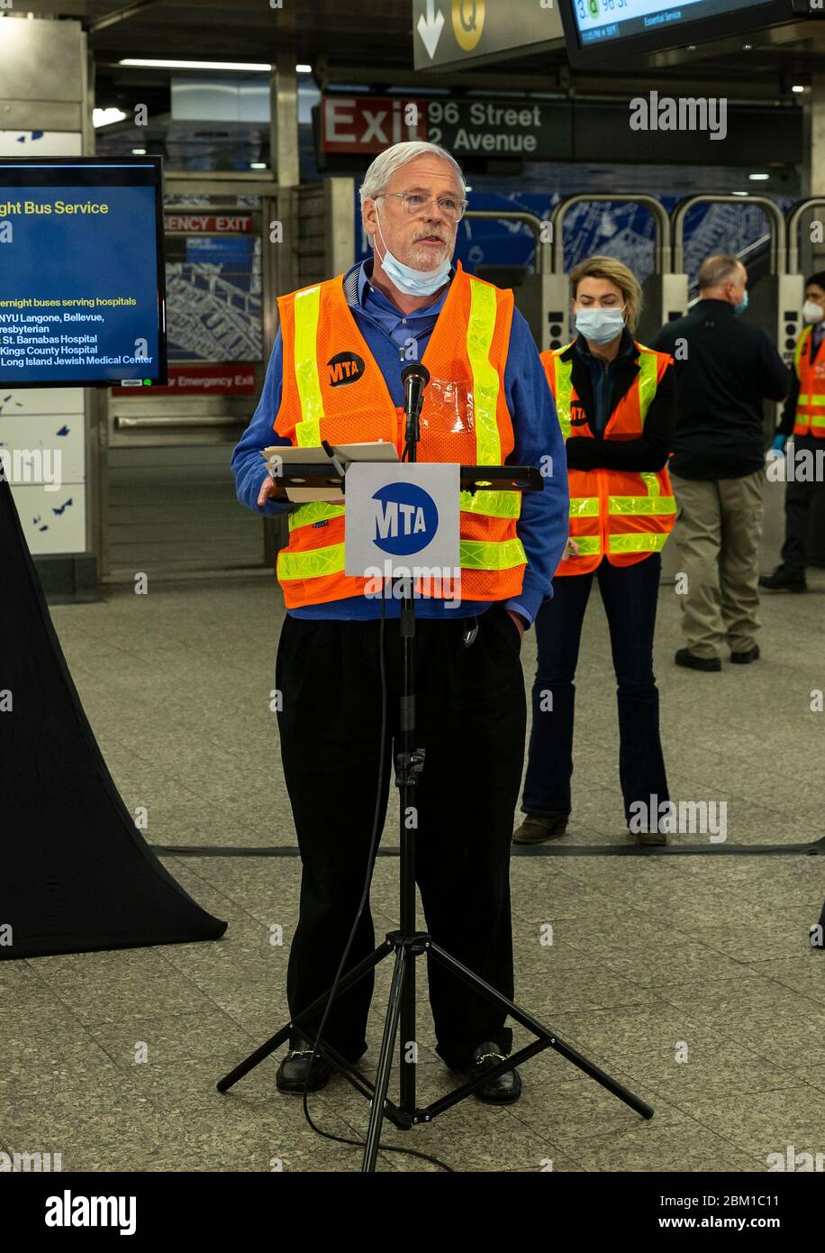 New York, United States. 05th May, 2020. Patrick Foye, MTA Chairman and ...