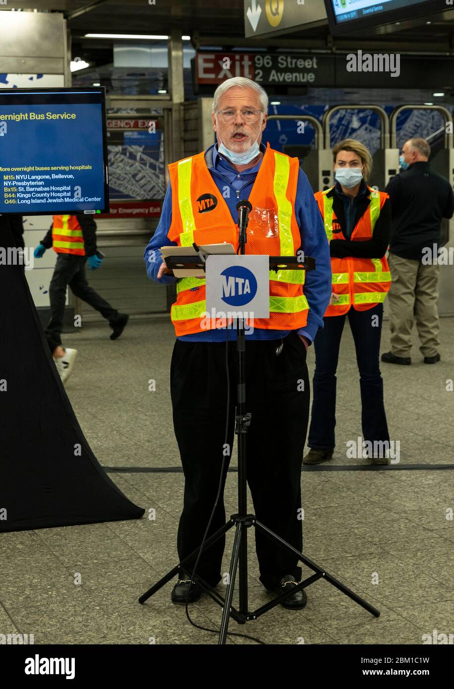 New York, United States. 05th May, 2020. Patrick Foye, MTA Chairman and ...
