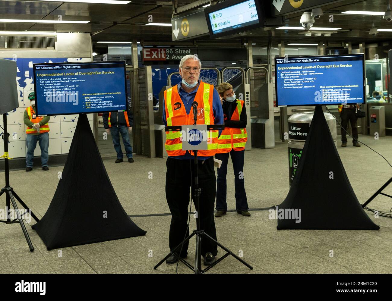 New York, United States. 05th May, 2020. Patrick Foye, MTA Chairman and ...