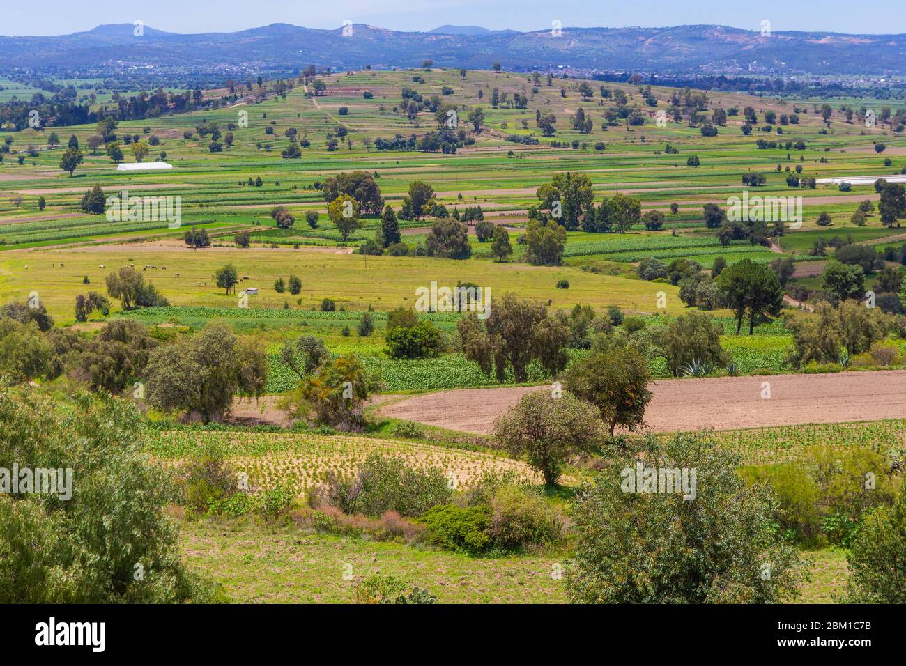 Landscape, Cacxtla-Xochitecatl, Tlaxcala, Mexico Stock Photo - Alamy