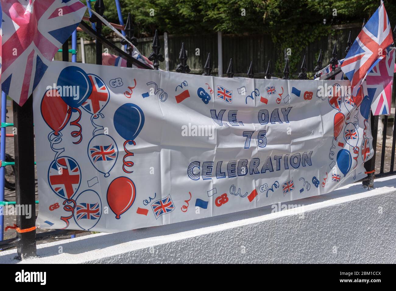 VE Day 75th anniversary celebration preparations, UK Stock Photo - Alamy