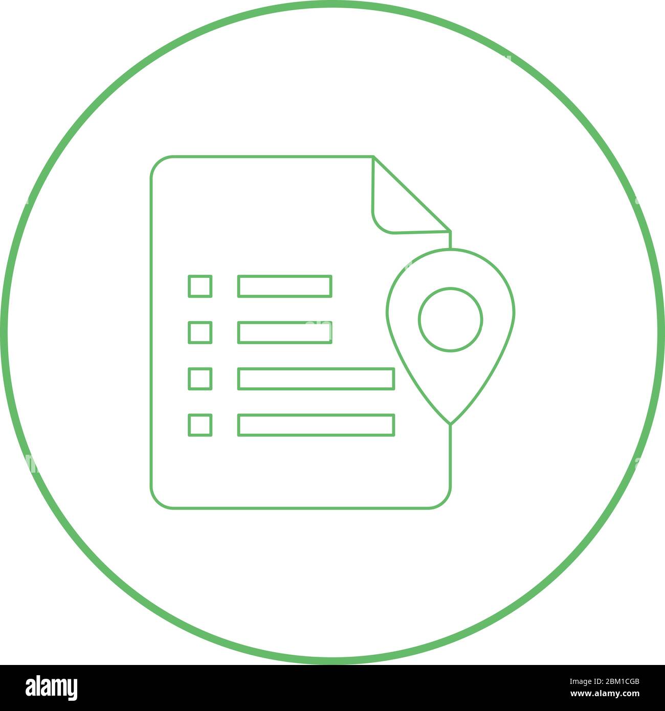 Files location vector line icon Stock Vector Image & Art - Alamy