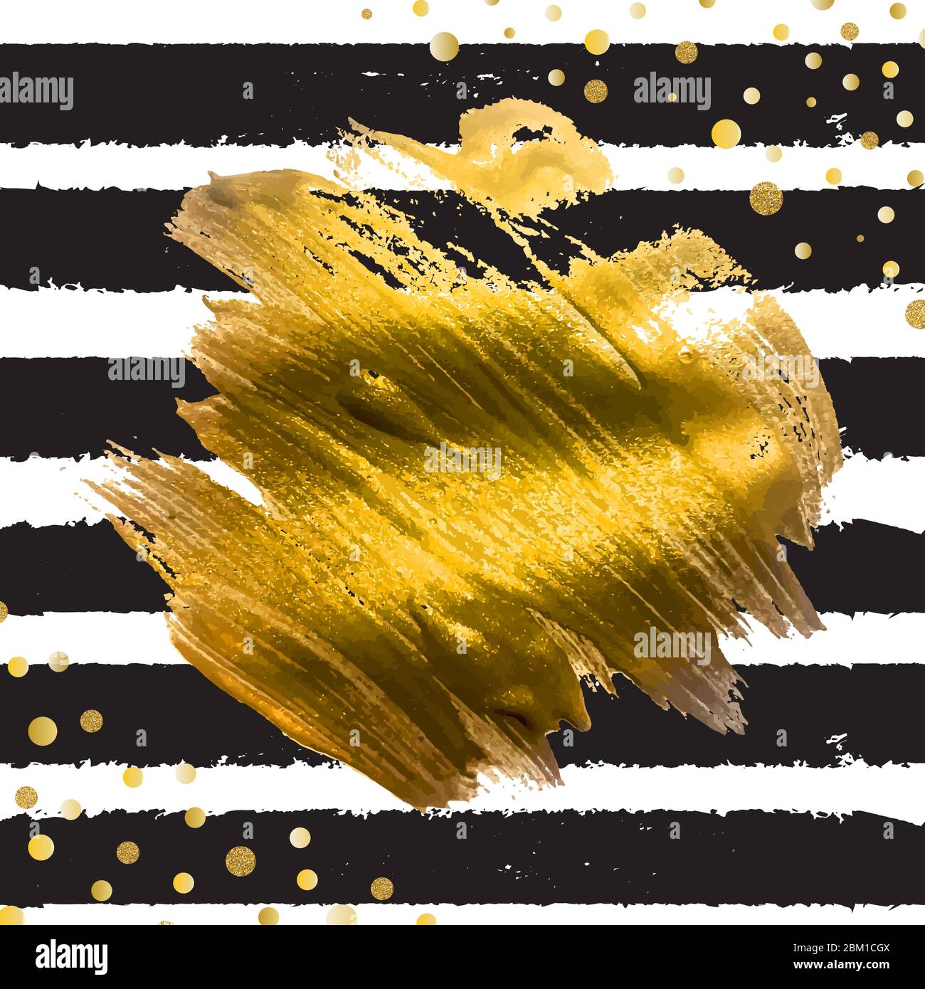 Abstract Golden Paint Splash Background. Vector Illustration Stock ...