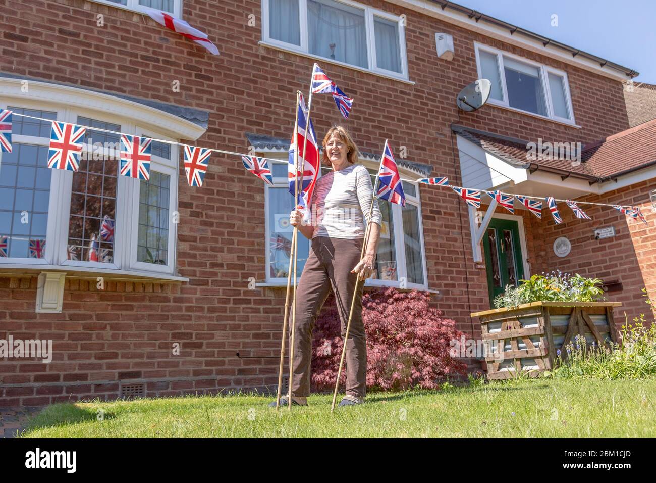VE Day 75th anniversary celebration preparations, UK Stock Photo - Alamy