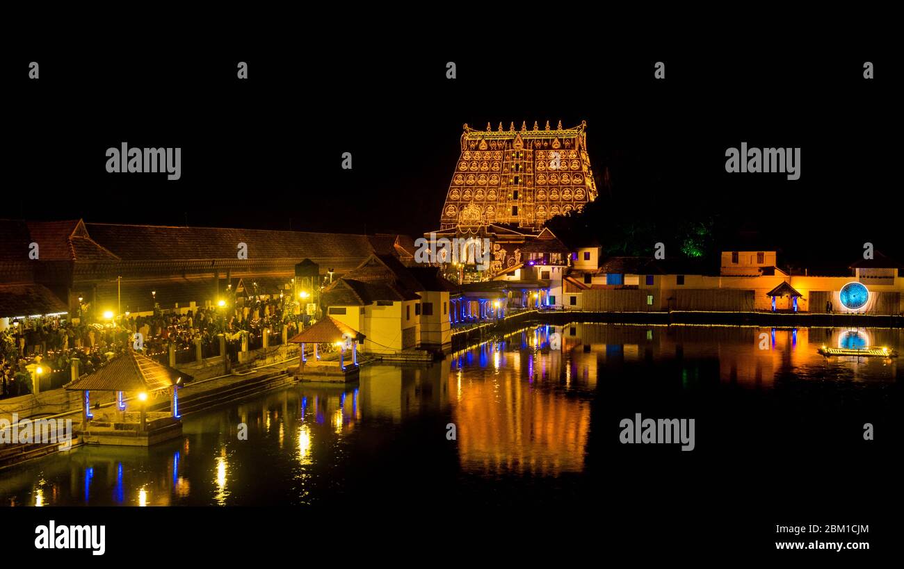 Kerala temple lamps hi-res stock photography and images - Alamy