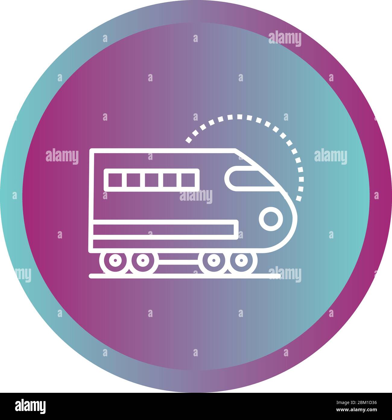 Beautiful Bullet train Vector line icon Stock Vector Image & Art - Alamy