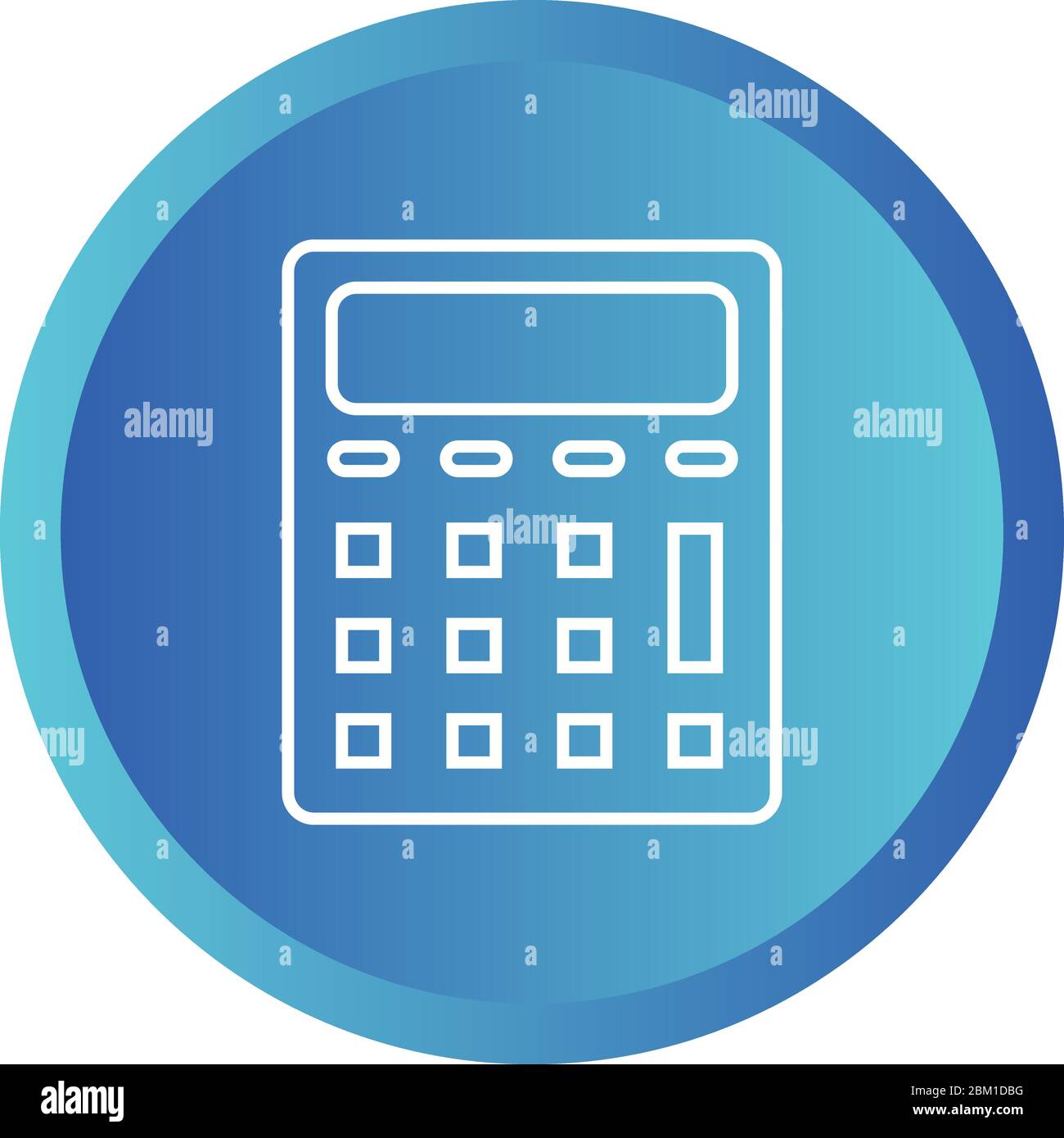 Beautiful Calculator Vector line icon Stock Vector Image & Art - Alamy
