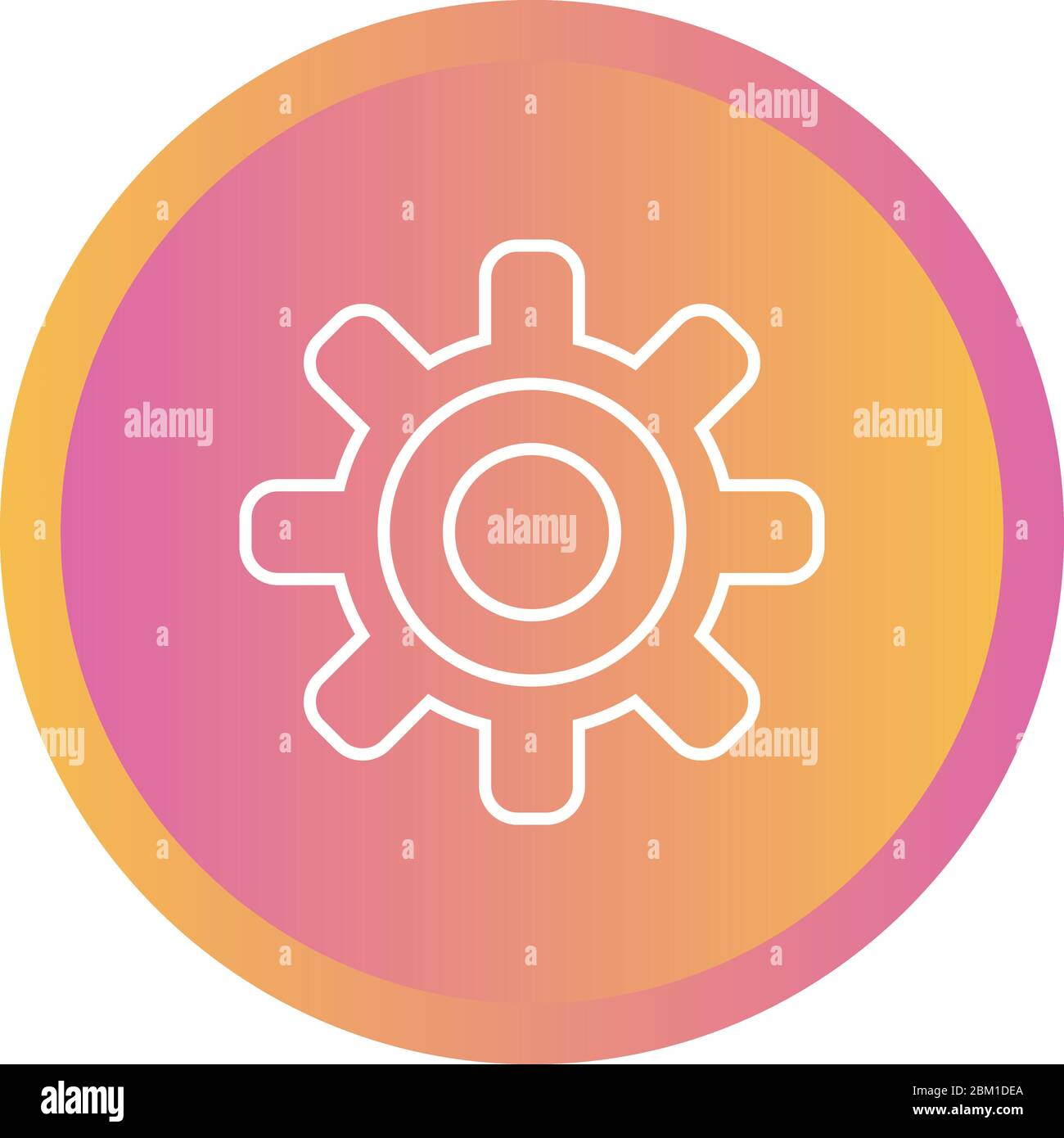 Beautiful Settings Vector line icon Stock Vector Image & Art - Alamy