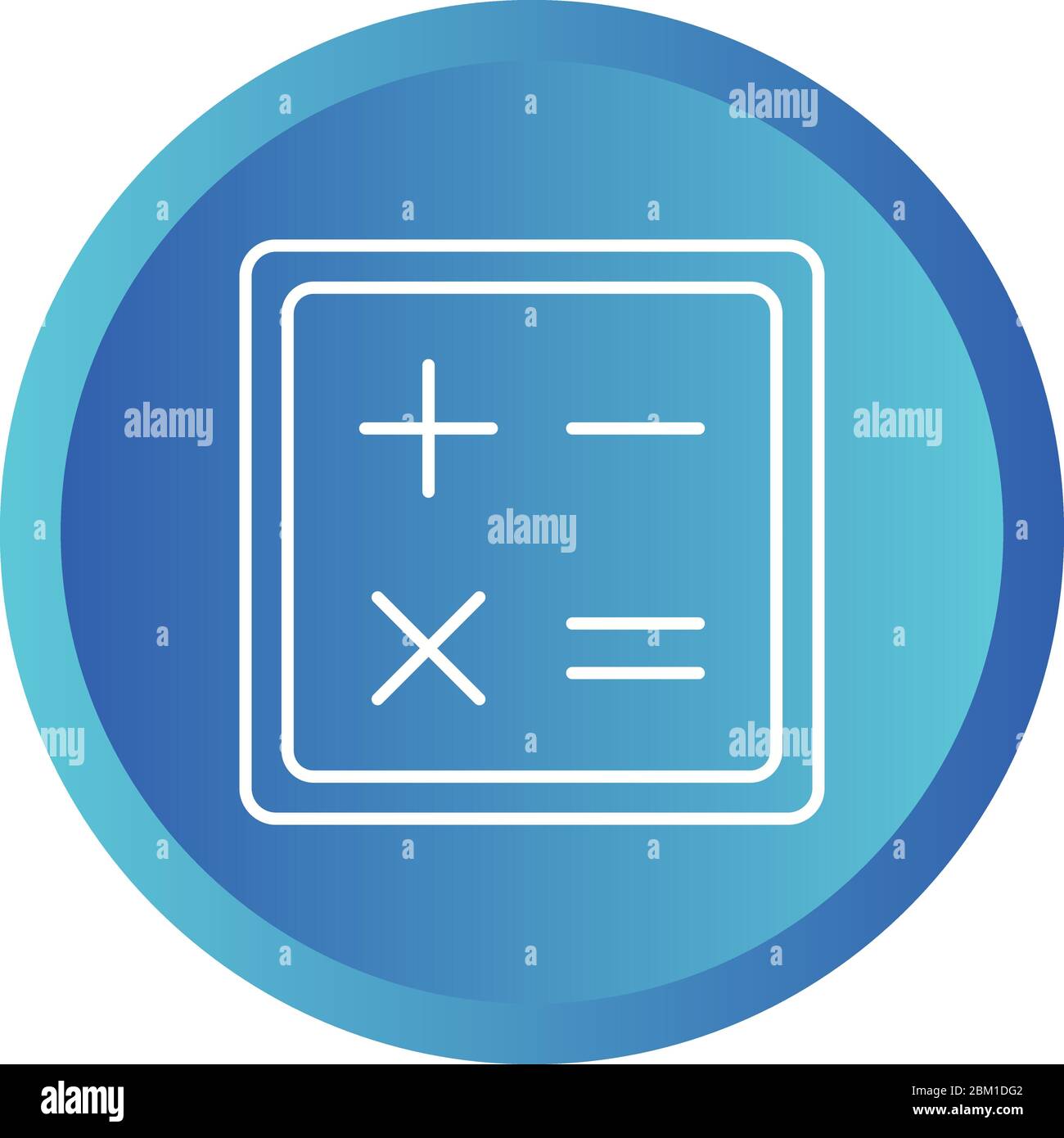 Beautiful Calculator Vector line icon Stock Vector Image & Art - Alamy