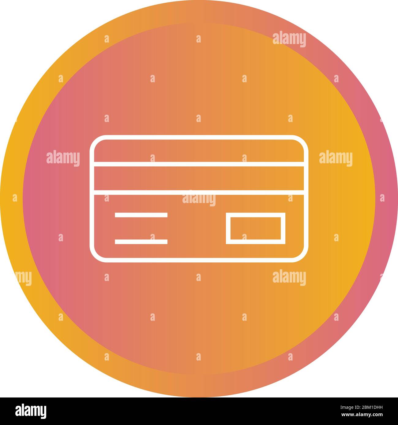 Beautiful ATM card Vector line icon Stock Vector Image & Art - Alamy