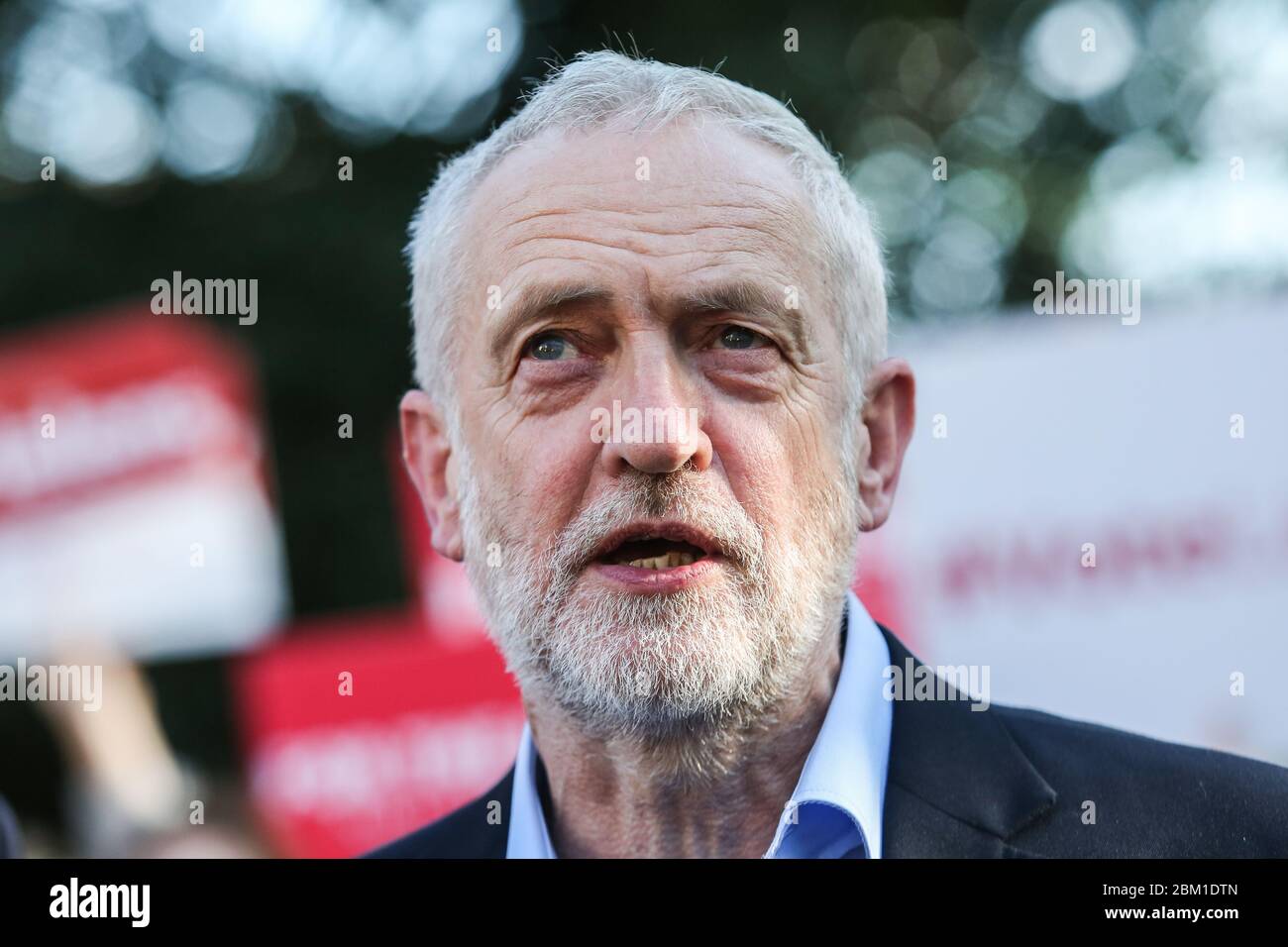 Labour leader Jeremy Corbyn with Steve Rotherham, the newly elected ...