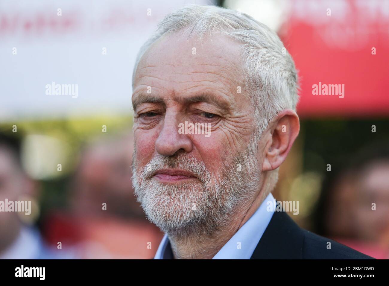 Labour leader Jeremy Corbyn with Steve Rotherham, the newly elected ...