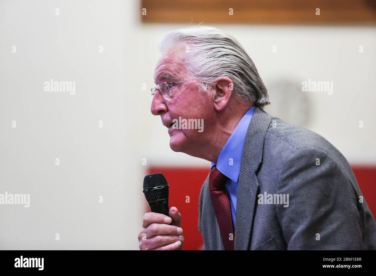 Veteran Labour MP for Bolsover Dennis Skinner at the launch of Leeds ...