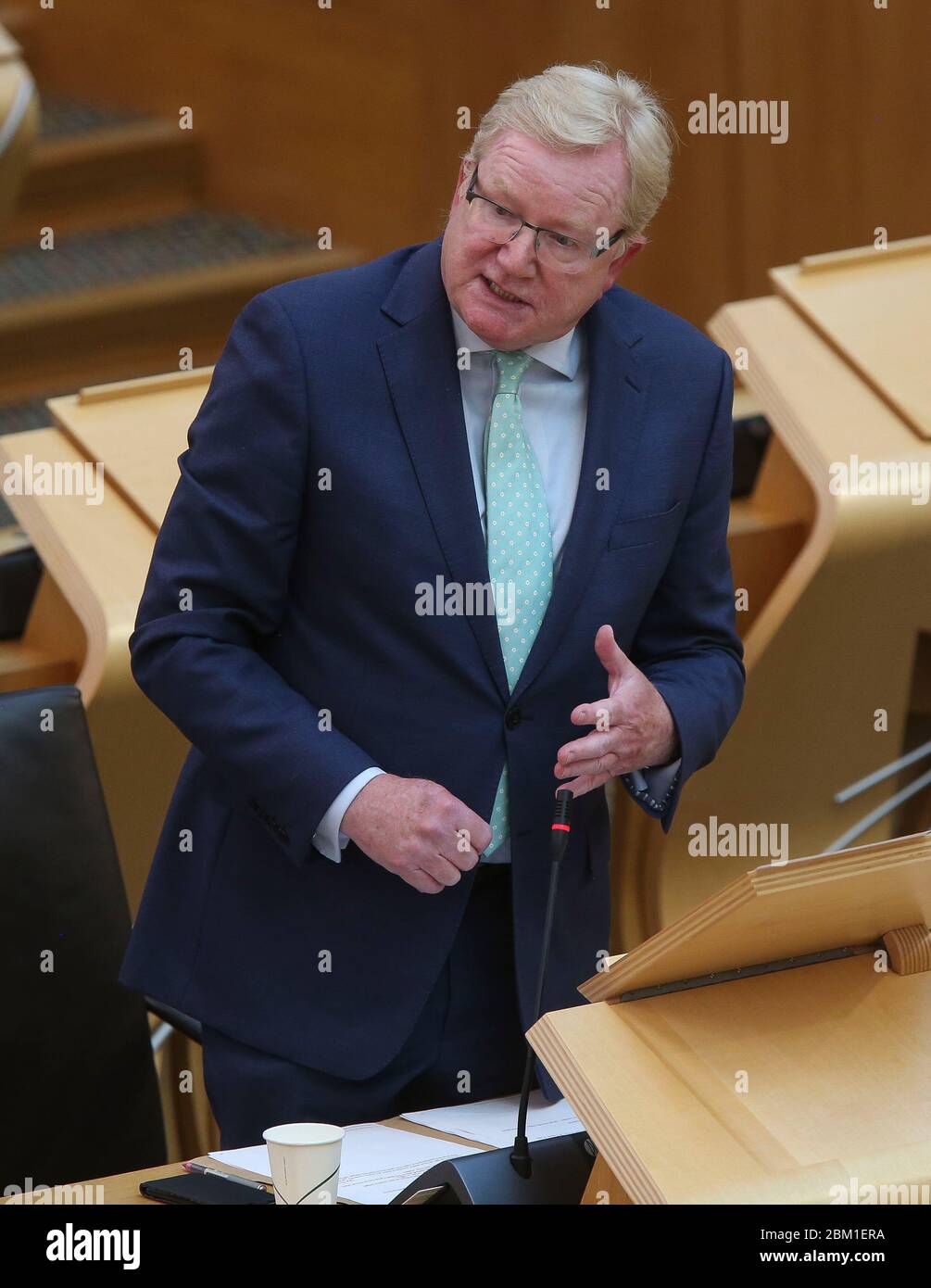 Scottish Conservative Leader Jackson Carlaw during Covid-19 social ...