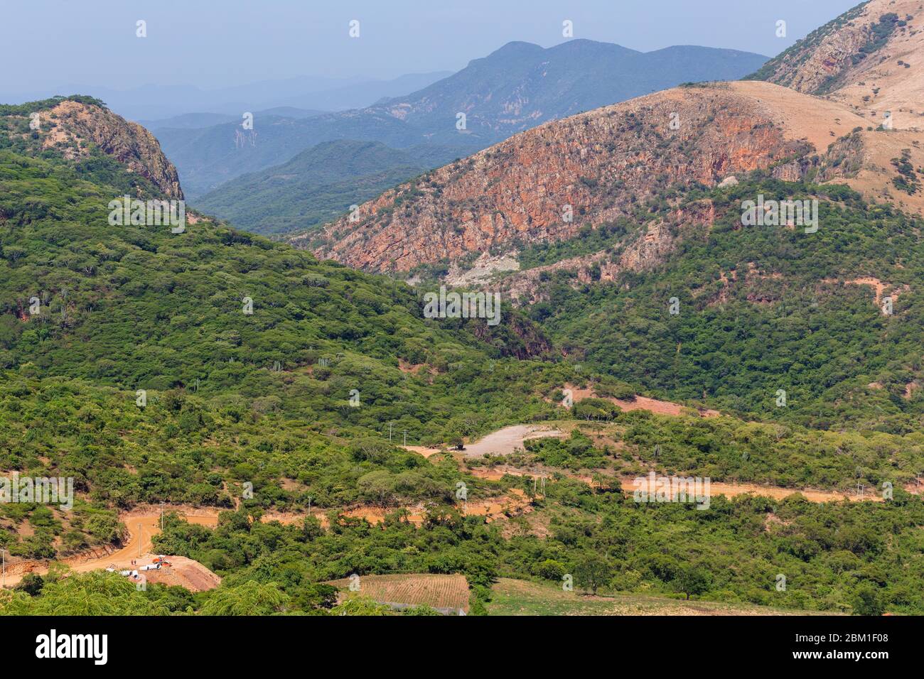 Mountain landscape, Olinala, Guerrero, Mexico Stock Photo - Alamy