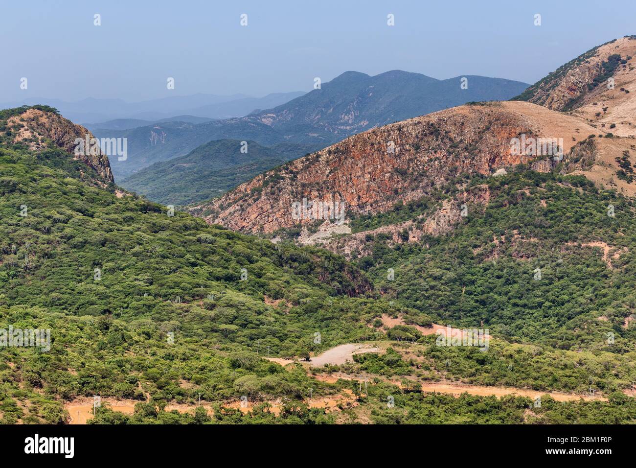 Mountain landscape, Olinala, Guerrero, Mexico Stock Photo - Alamy
