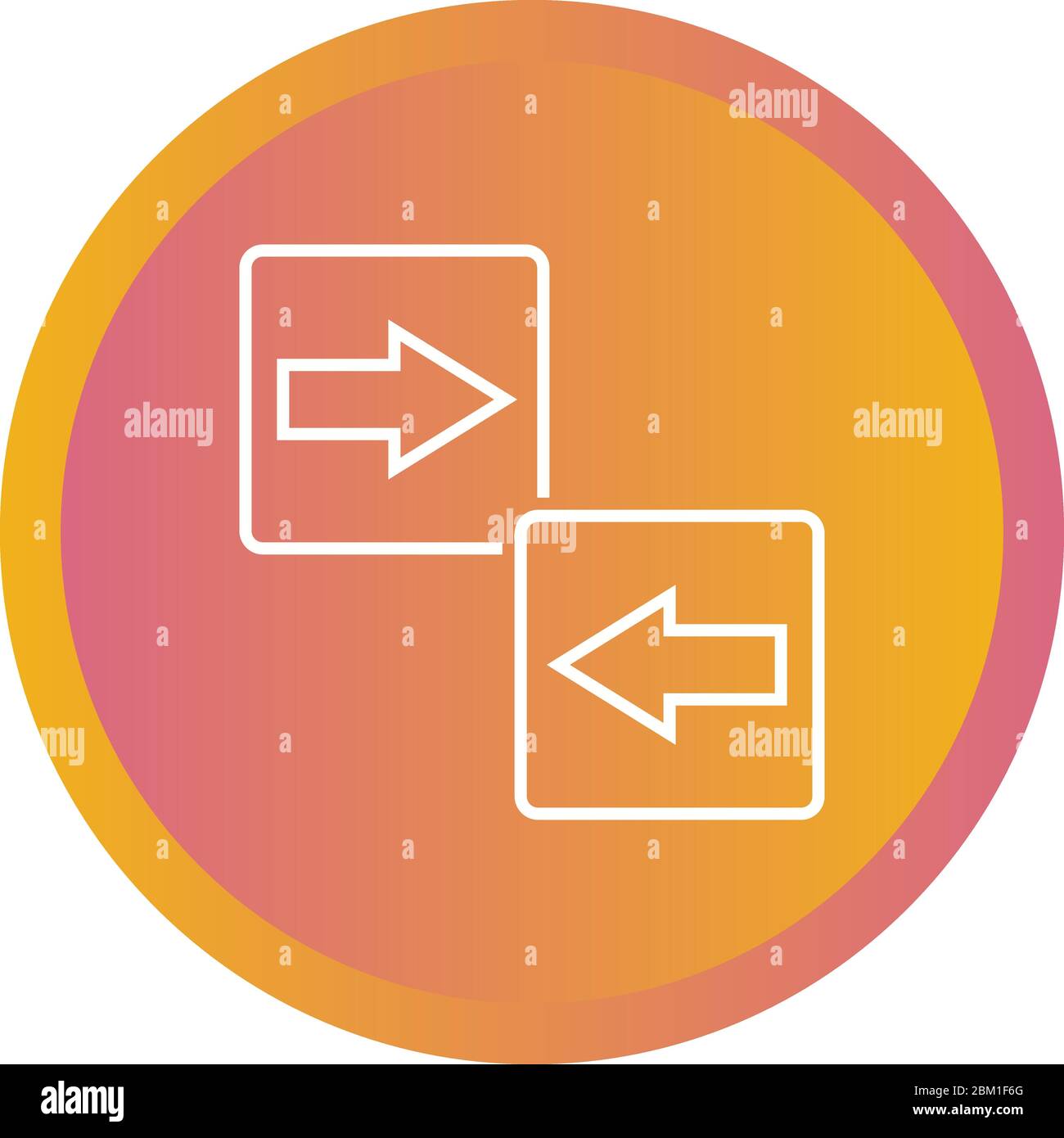 Beautiful Arrow directions vector line icon Stock Vector Image & Art ...