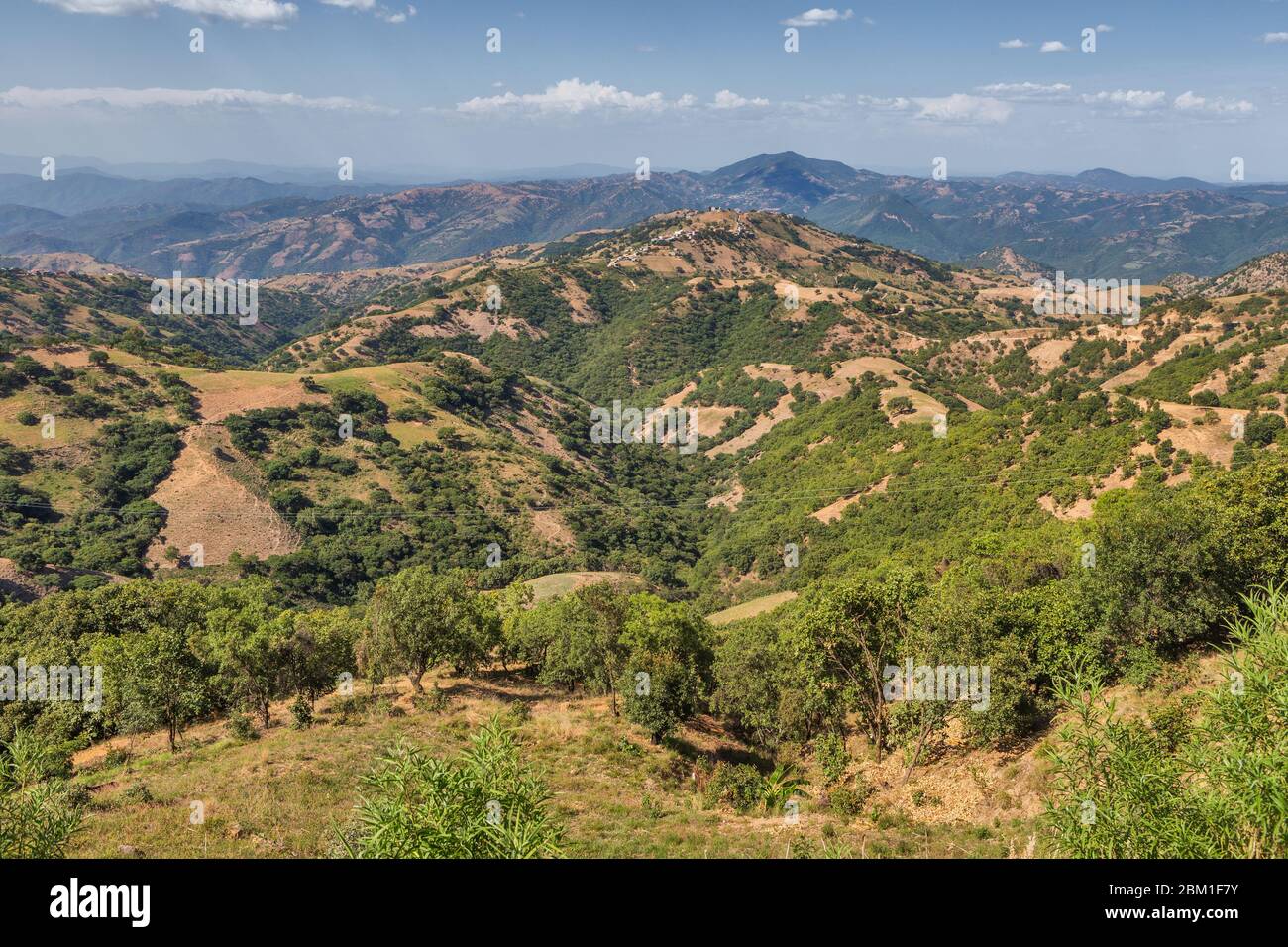 Mountain landscape, Temalacatzingo, Guerrero, Mexico Stock Photo - Alamy